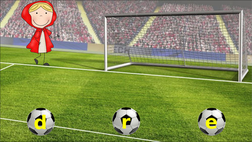 Little Red Riding Hood - Goal CVC words independent game - powerpoint ...