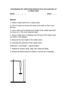 Forces & Elasticity: Extension of rubber band | Teaching Resources