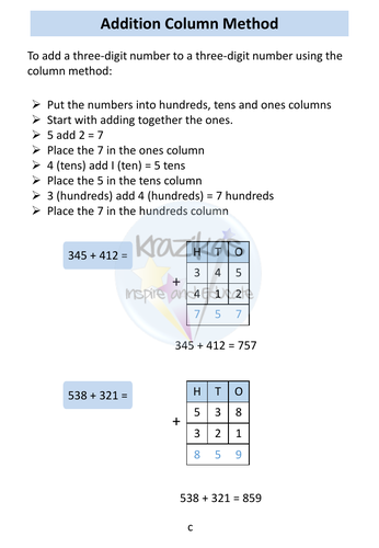 Addition to 1000: AQA Entry Level 3 Maths | Teaching Resources