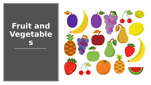 Fruits and vegetables | Teaching Resources