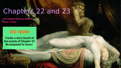 Frankenstein - Chapters 22 and 23 | Teaching Resources
