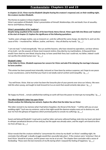 Mary Shelley's, Frankenstein - Complete Lessons | Teaching Resources