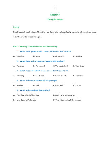 The Ickabog by J. K. Rowling - Chapters 1-8 - Reading comprehension and ...