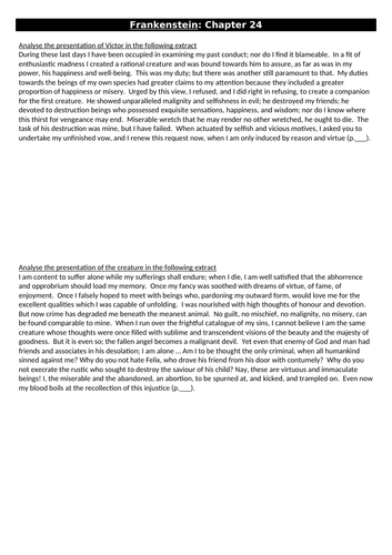 Mary Shelley's, Frankenstein - Complete Lessons | Teaching Resources