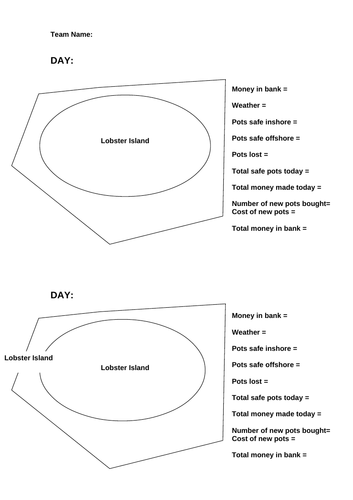 Lobster Pot maths game | Teaching Resources Lobster Pot maths game | Teaching Resources