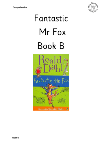 Fantastic Mr Fox - Roald Dahl Book A | Teaching Resources
