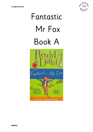 Fantastic Mr Fox - Roald Dahl Book A | Teaching Resources