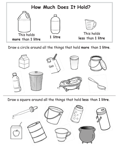 How much does it hold? Measuring Volume and Capacity (Distance Learning ...