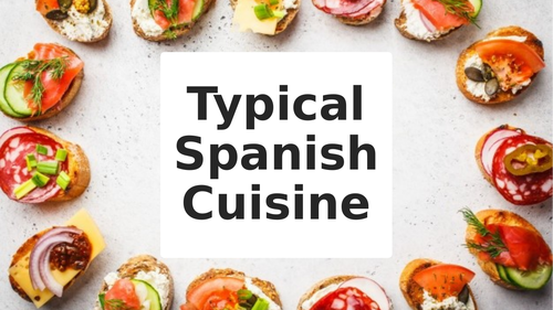 Spanish food - cultural lesson | Teaching Resources