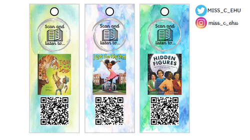 Inclusive books - Scan & listen bookmarks | Teaching Resources