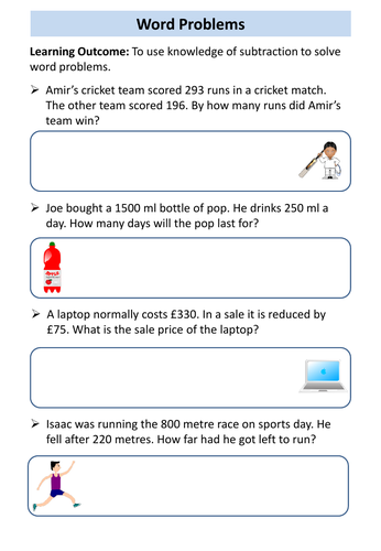 Subtraction: AQA Entry Level 3 Maths | Teaching Resources