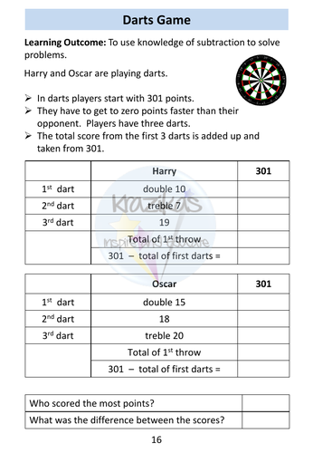 Subtraction: AQA Entry Level 3 Maths | Teaching Resources