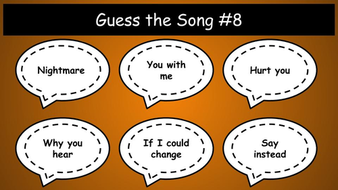 Guess the Song | Teaching Resources
