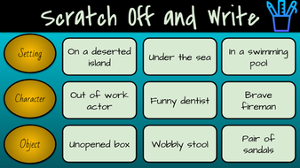 Scratch off and Write | Teaching Resources
