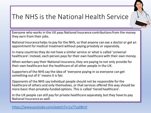 English Speech NHS | Teaching Resources