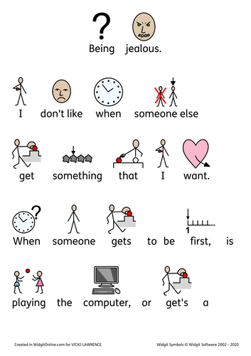 feeling jealous social story | Teaching Resources