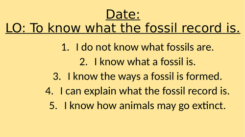 Fossils Science Doodle Notes | Teaching Resources