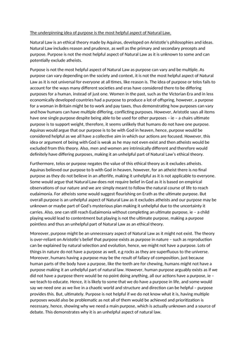 Natural Law Essay - RS AS Level OCR | Teaching Resources