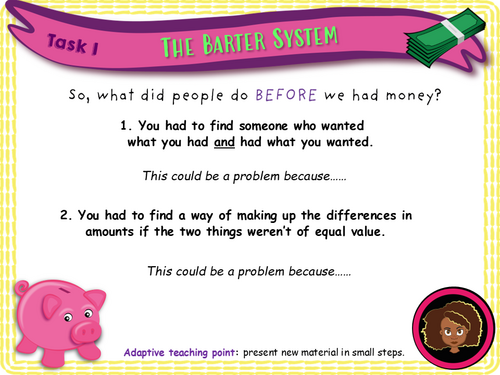 Money PSHE - Introduction | Teaching Resources