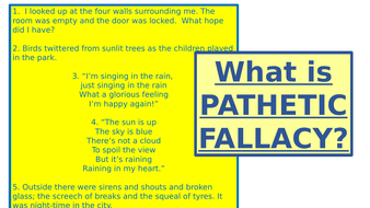 What is Pathetic Fallacy? | Teaching Resources