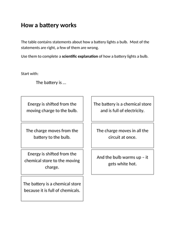 BEST Electric Circuits Lesson 7 - Rechargable Batteries | Teaching ...