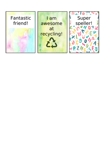 Brag Tags | Teaching Resources