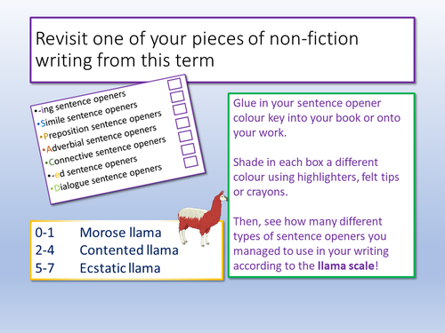 KS3 English Sentences | Teaching Resources