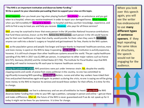 KS3 English Sentences | Teaching Resources
