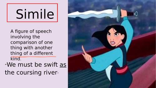 Disney literary devices | Teaching Resources