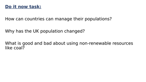 The impact of a growing global population | Teaching Resources