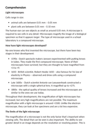 Light vs Electron Microscopes AQA Biology Lesson | Teaching Resources