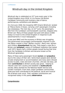 Windrush Day comprehension and activities | Teaching Resources