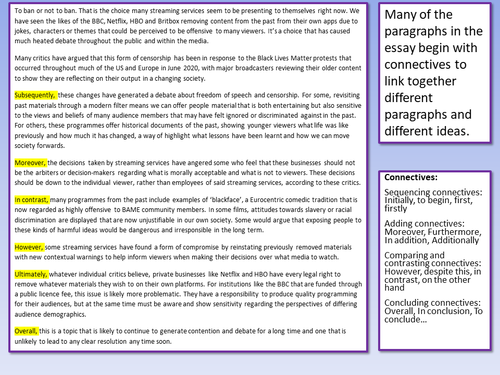 English KS3 Essay Writing | Teaching Resources