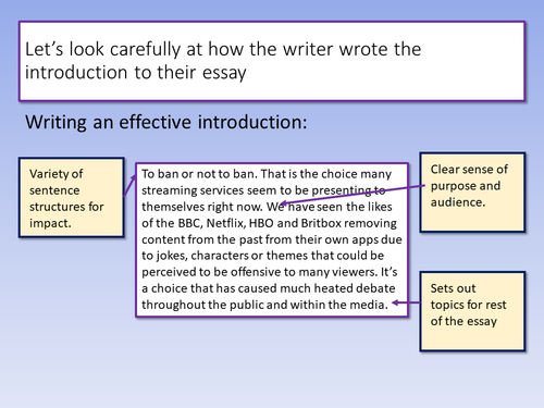 English KS3 Essay Writing | Teaching Resources