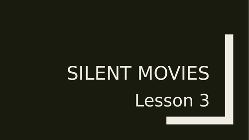 Drama - Silent movies using Melodrama | Teaching Resources