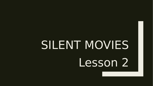 Drama - Silent movies using Melodrama | Teaching Resources