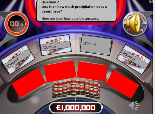Million Pound Drop - Geography | Teaching Resources