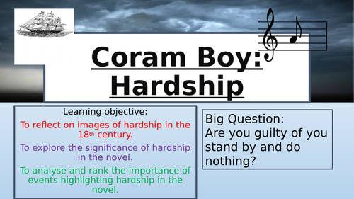 Coram Boy SOW | Teaching Resources