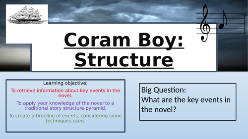 Coram Boy SOW | Teaching Resources