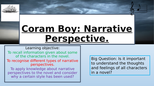 Coram Boy SOW | Teaching Resources