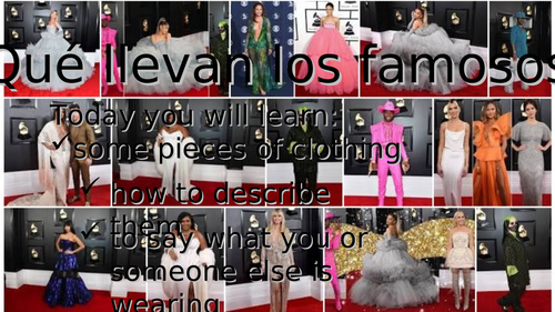 Ropa. Clothes in Spanish. | Teaching Resources