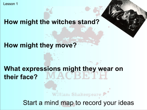 Shakespeare Macbeth -Writing Unit Witches Description/ Macbeth Response ...