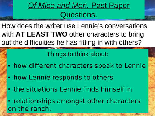 'Of Mice and Men' by John Steinbeck resources bundle | Teaching Resources