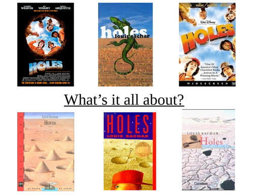 'Holes' resources bundle | Teaching Resources