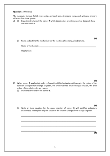 A-level Mock Exam papers (AQA,Edexcel,OCR) | Teaching Resources