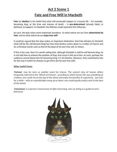 'Macbeth' scheme of work | Teaching Resources