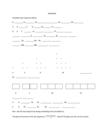 Sequences and nth term of triangular sequence | Teaching Resources