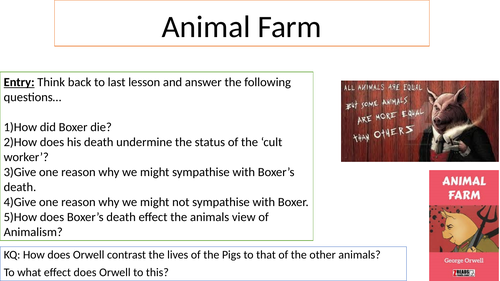 Animal Farm Complete SOW | Teaching Resources