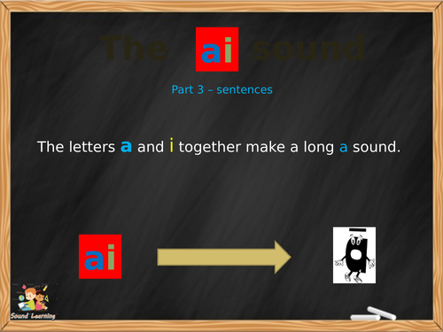 AI digraph Letters and Sounds Phase 3 | Teaching Resources