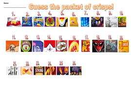 Quiz - Guess the Packet of Crisps | Teaching Resources